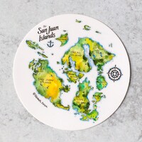Vancouver Island Sticker, Vancouver Island Outline Sticker, Vancouver ...