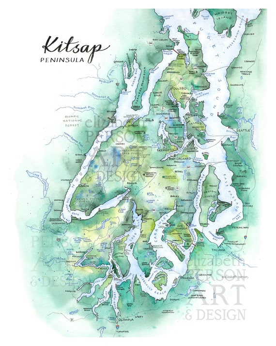 Kitsap County Map With Roads