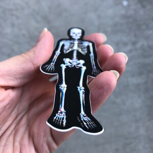Skeleton Sticker Human Bone Structure PT Physical Therapist Goth ...