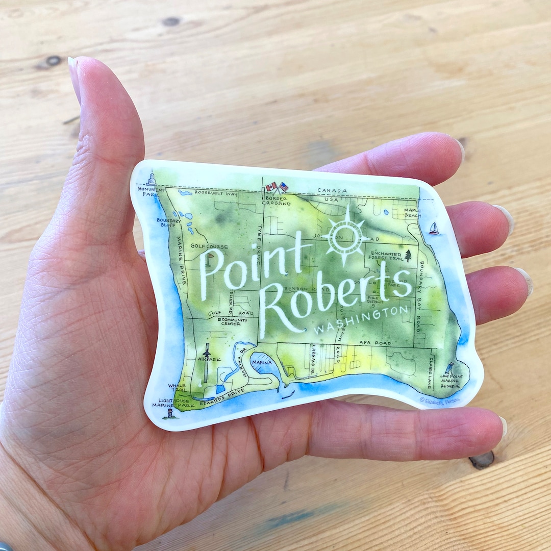 Point Roberts Vinyl Sticker - Etsy