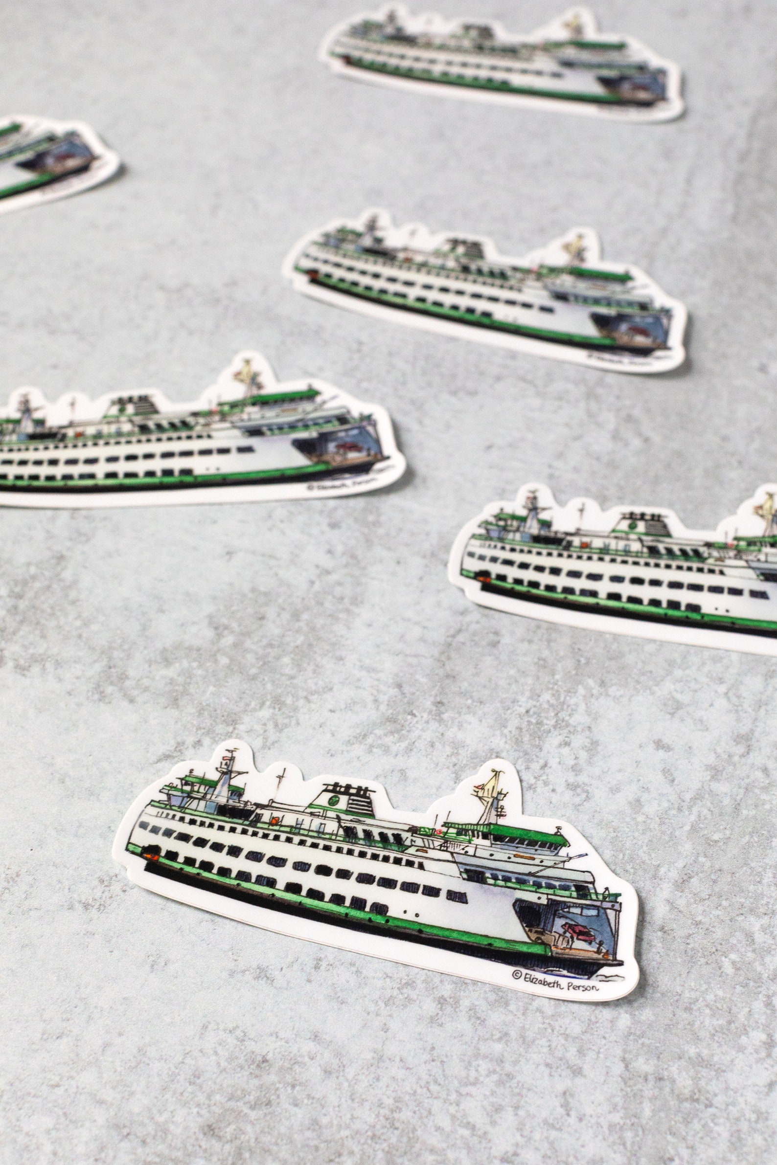Ferry Sticker Washington State Ferries Ferry Boat Seattle San - Etsy
