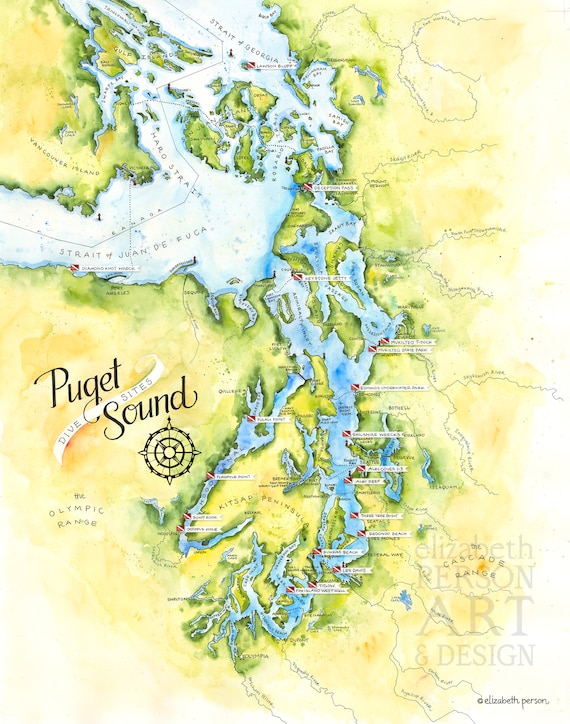Puget Sound Galician Map