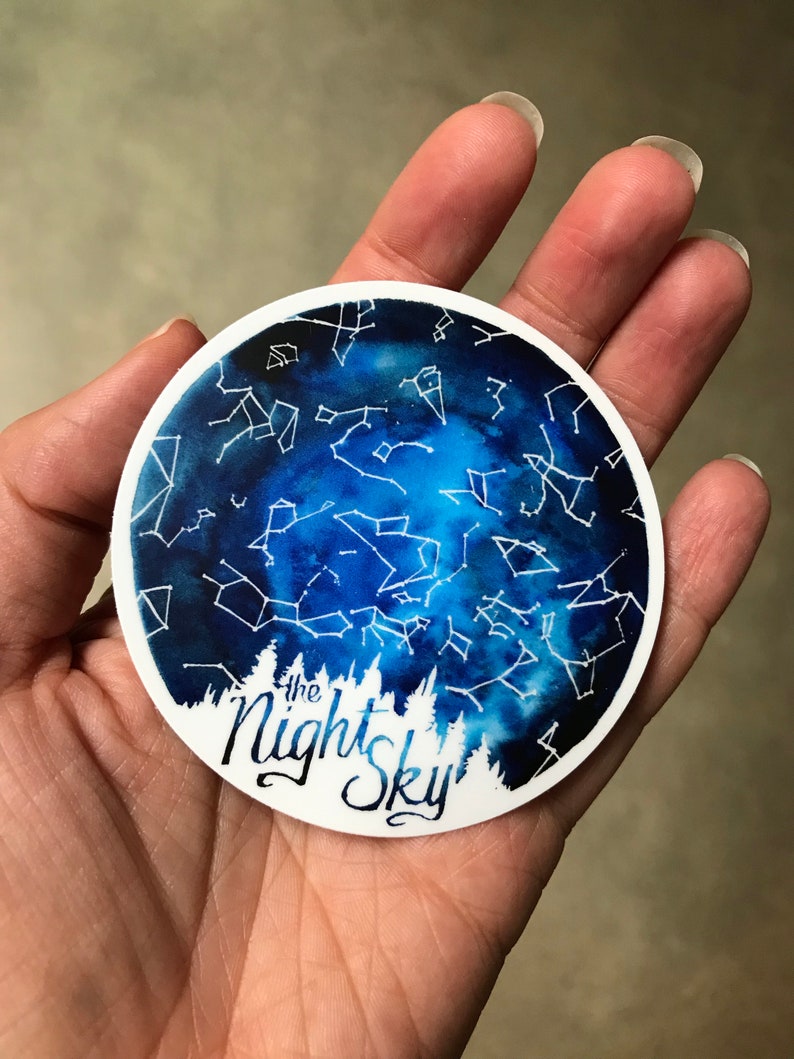 The Night Sky Sticker Constellations Northern Hemisphere Celestial ...