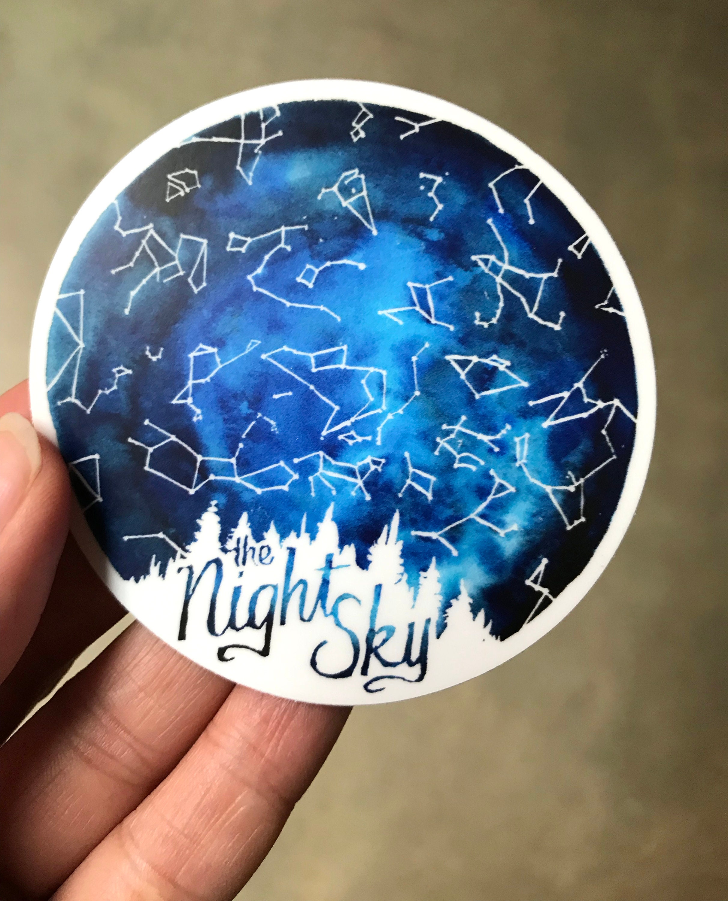 The Night Sky Sticker Constellations Northern Hemisphere | Etsy