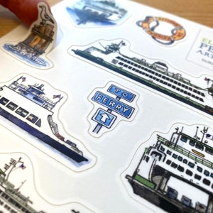 Ferries Sticker Sheet - Etsy