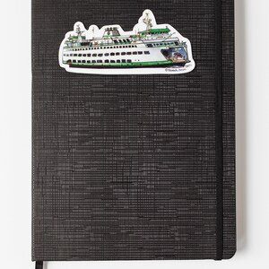 Ferry Sticker Washington State Ferries Ferry Boat Seattle San Juan ...