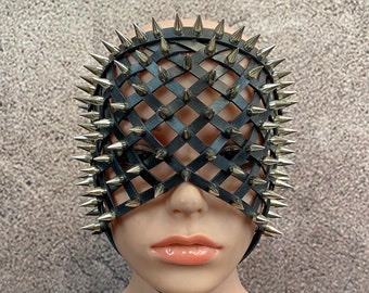 Leather Spike Hand Harness - Etsy
