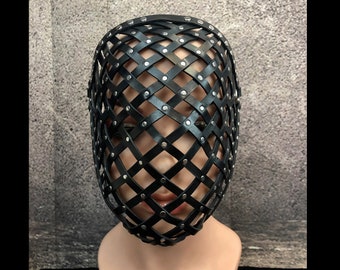 Leather Full Mask - Etsy