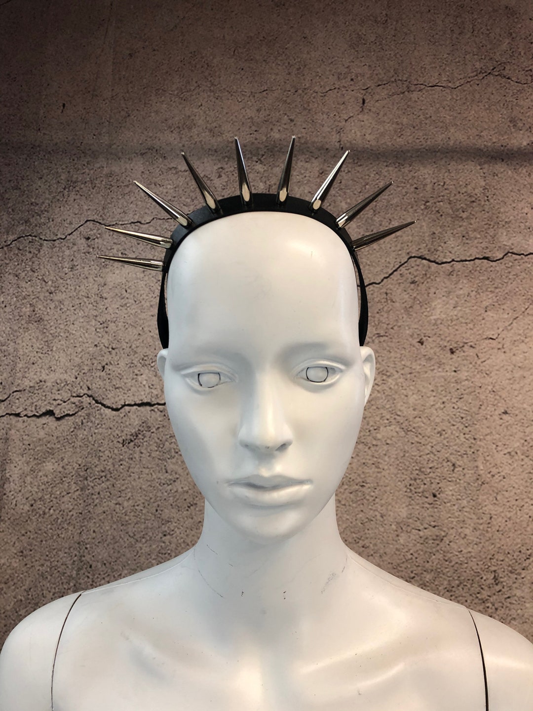 The Akasha Headband Adjustable Spike Crown Headband - Etsy