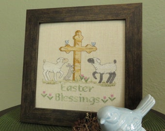 Religious Easter Cross Stitch - Etsy