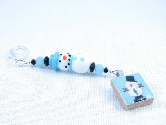 Snowman Scissor Fob - Etsy