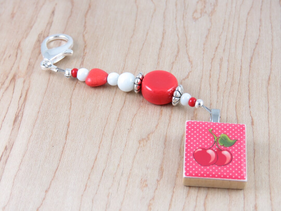 Cherry Scissor Fob - Etsy