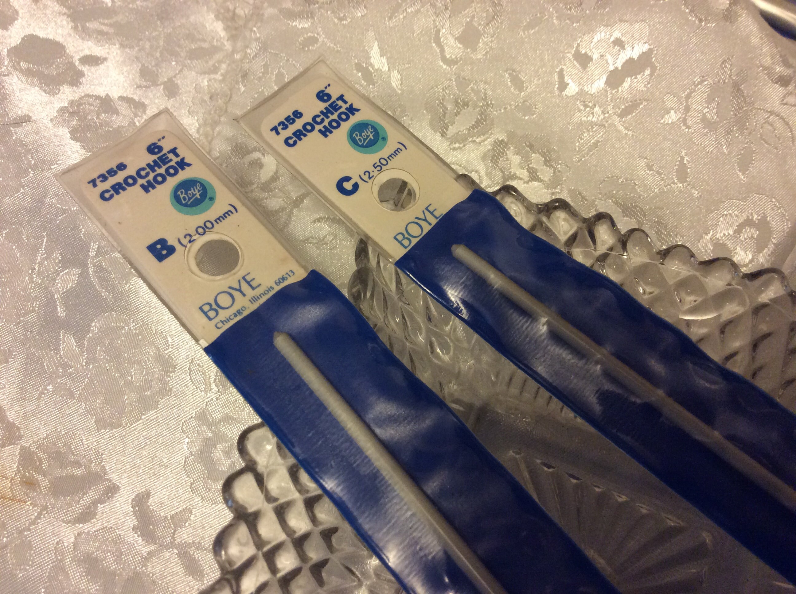 Milward, Boye New Old Stock, 6 Inch, Aluminum, Grey, Imported, Made in ...