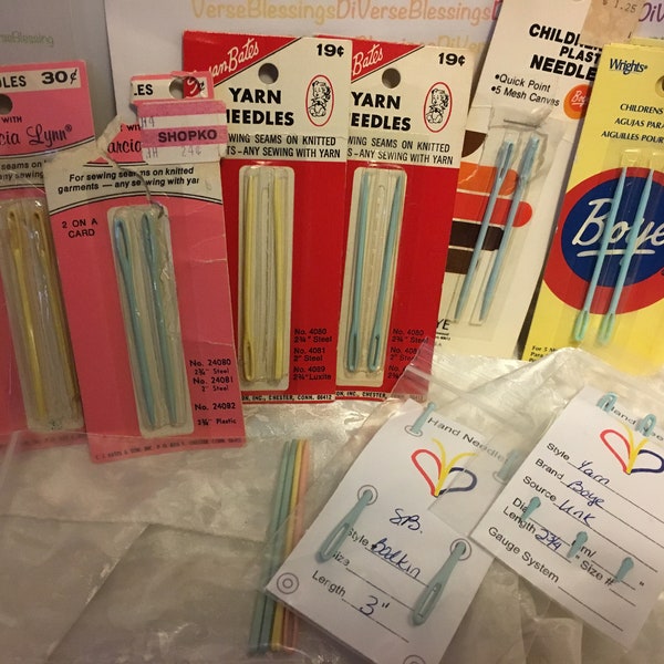 Yarn Needles - Etsy