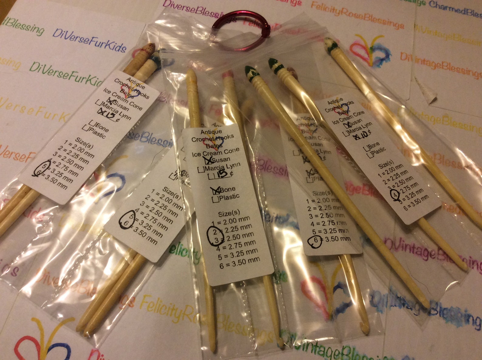 Susan Bates Ice Cream Cone Genuine Bone Ox or Cow Sizes 1 - Etsy