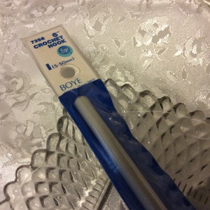 Milward, Boye New Old Stock, 6 Inch, Aluminum, Grey, Imported, Made in ...