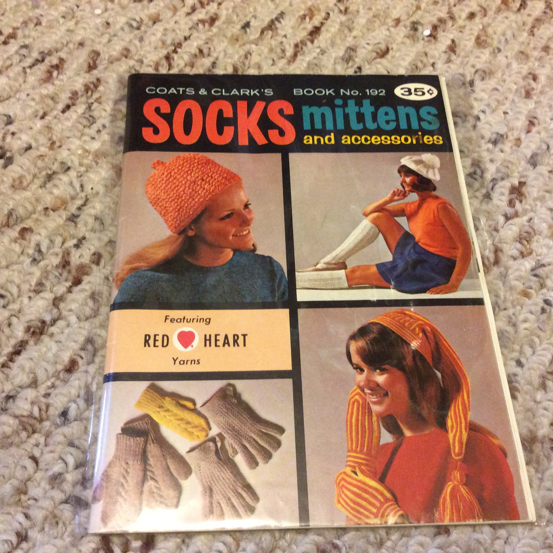 Coats and Clark Knit Crochet Craft Pattern Magazine - Etsy