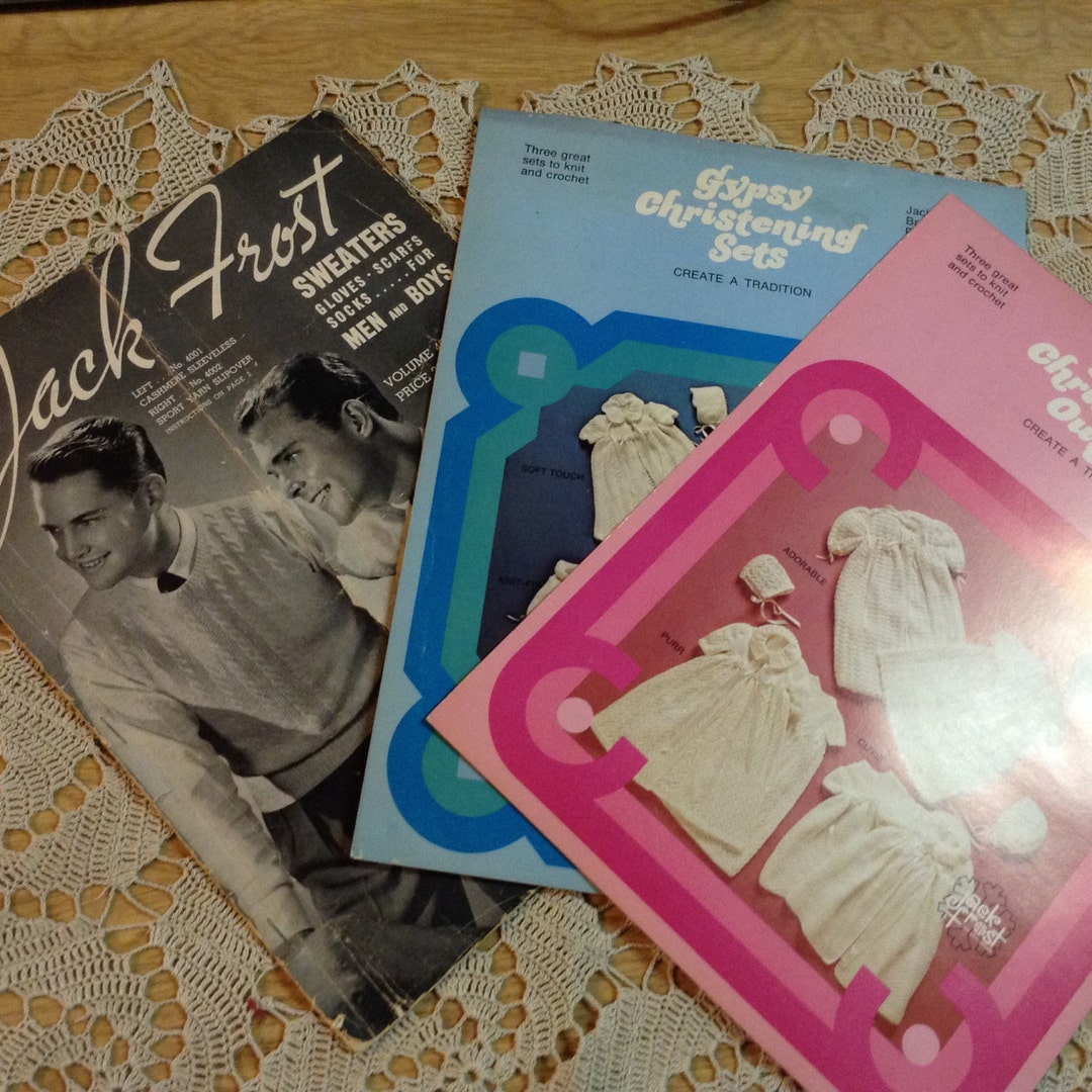 Jack Frost, Pattern Magazine, Brochure, Sweaters and Accessories, Men ...