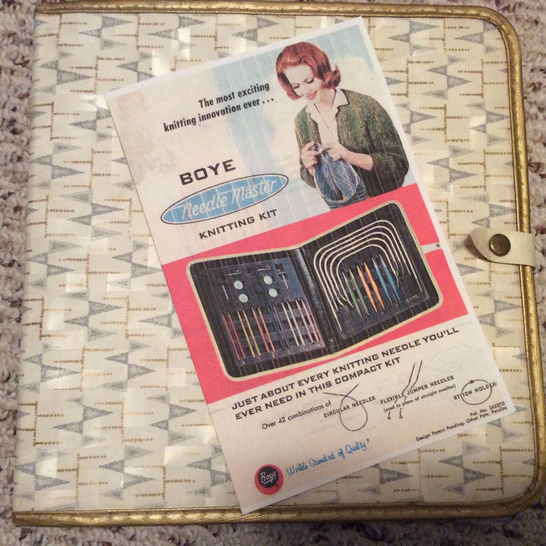 Boye, Needle Master Kit 360, 8 Pair Needle Points, 4 Cables, Buttons ...