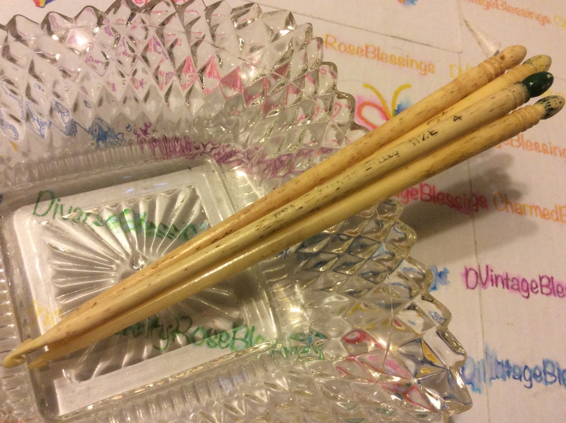 Susan BATES Ice Cream Cone Genuine Bone Ox or Cow Rare | Etsy