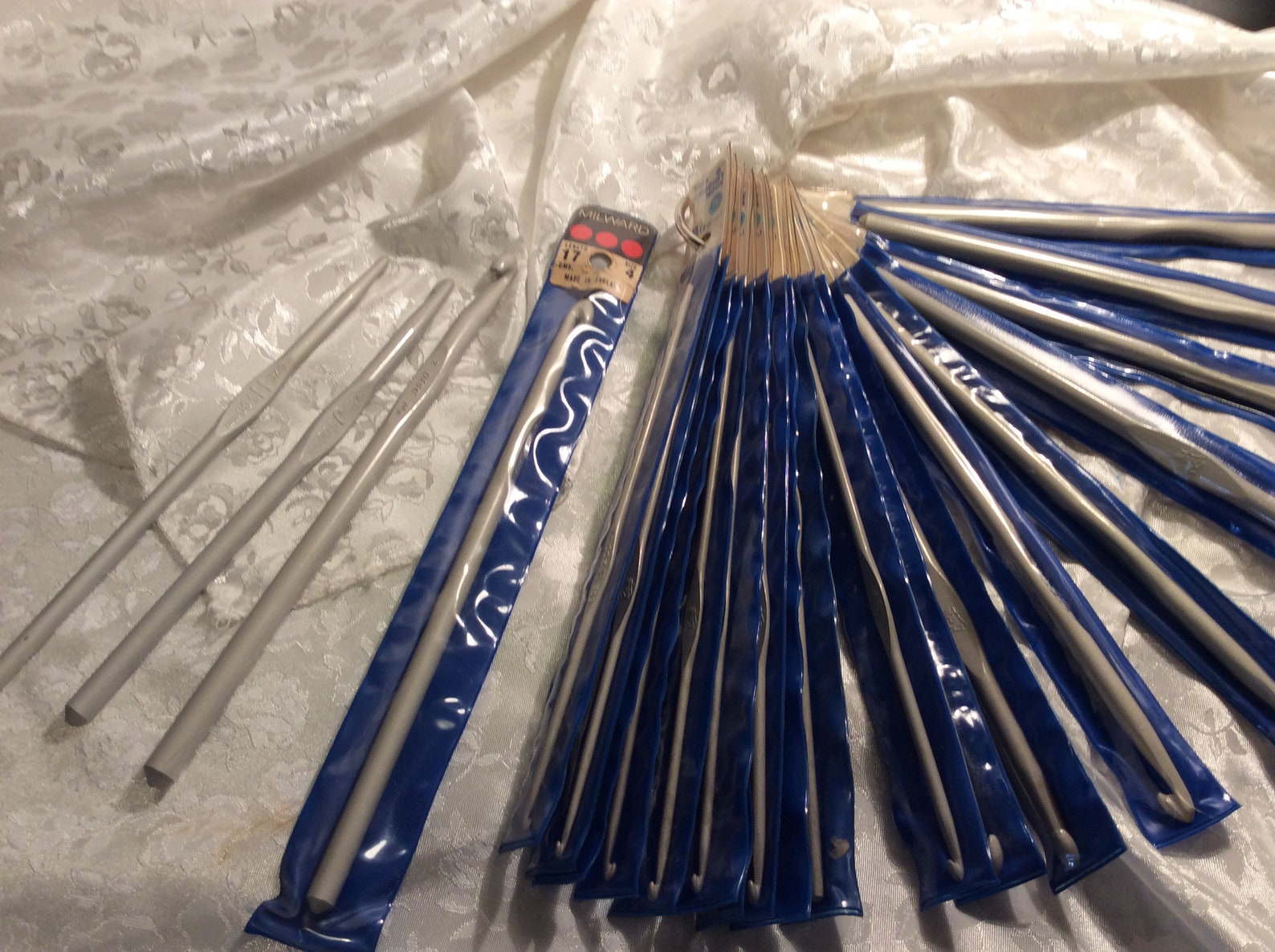 Milward, Boye New Old Stock, 6 Inch, Aluminum, Grey, Imported, Made in ...