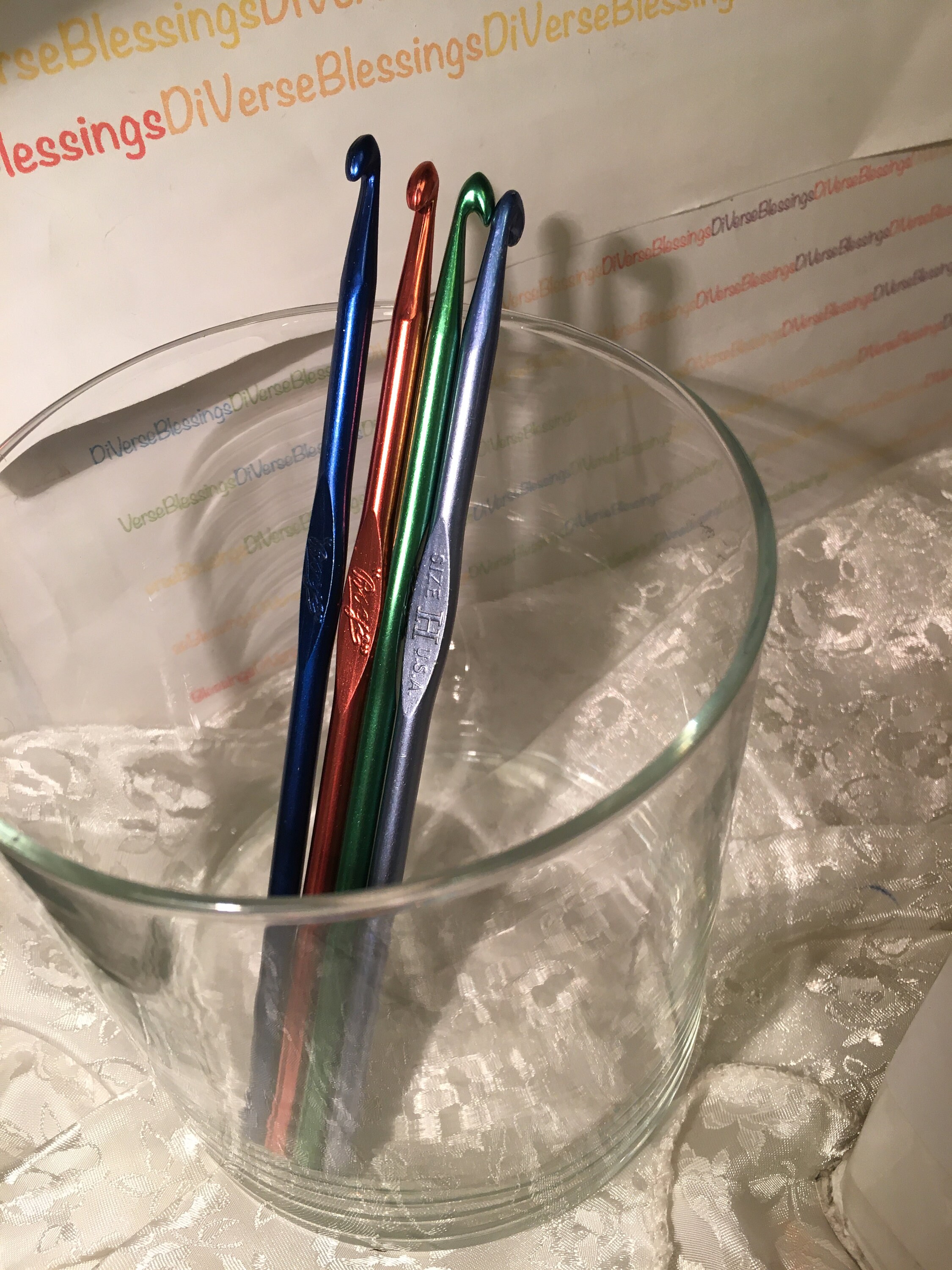 BOYE Brand, Made in USA, Aluminum, "boye", Crochet Hooks, Vintage ...