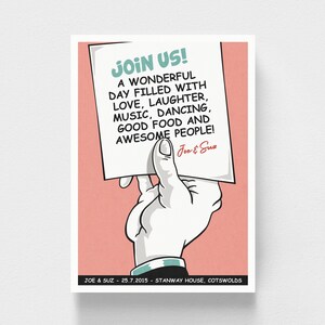 Printable Save the Date / Comic Book Save the Date Unique - Etsy