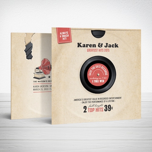 Save the Date Cardjulie Music - Etsy