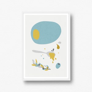 Printable Kitchen Art, Printable Kitchen Wall Art, Olive Oil Wall Art ...