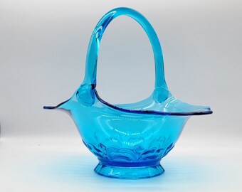 Vintage Ruby Red Art Glass Basket by Jim Dunlavy - Etsy