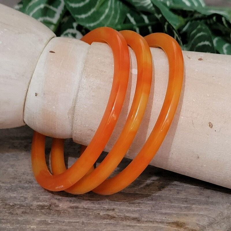 Orange Bakelite - Etsy
