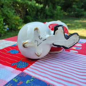 Vintage Santa Claus Planter Christmas Kettle & Bell Ringer Red White - Etsy