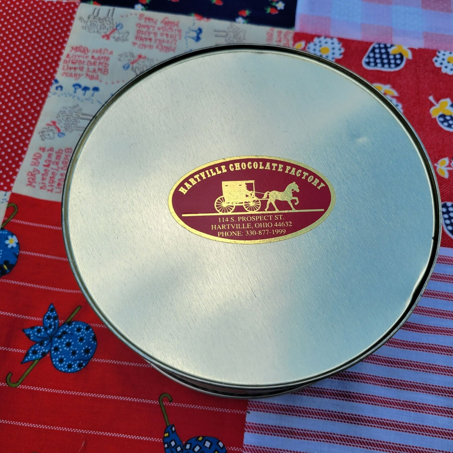 Hartville Ohio Chocolate Factory Decorative Tin Oak Associates Ltd. - Etsy