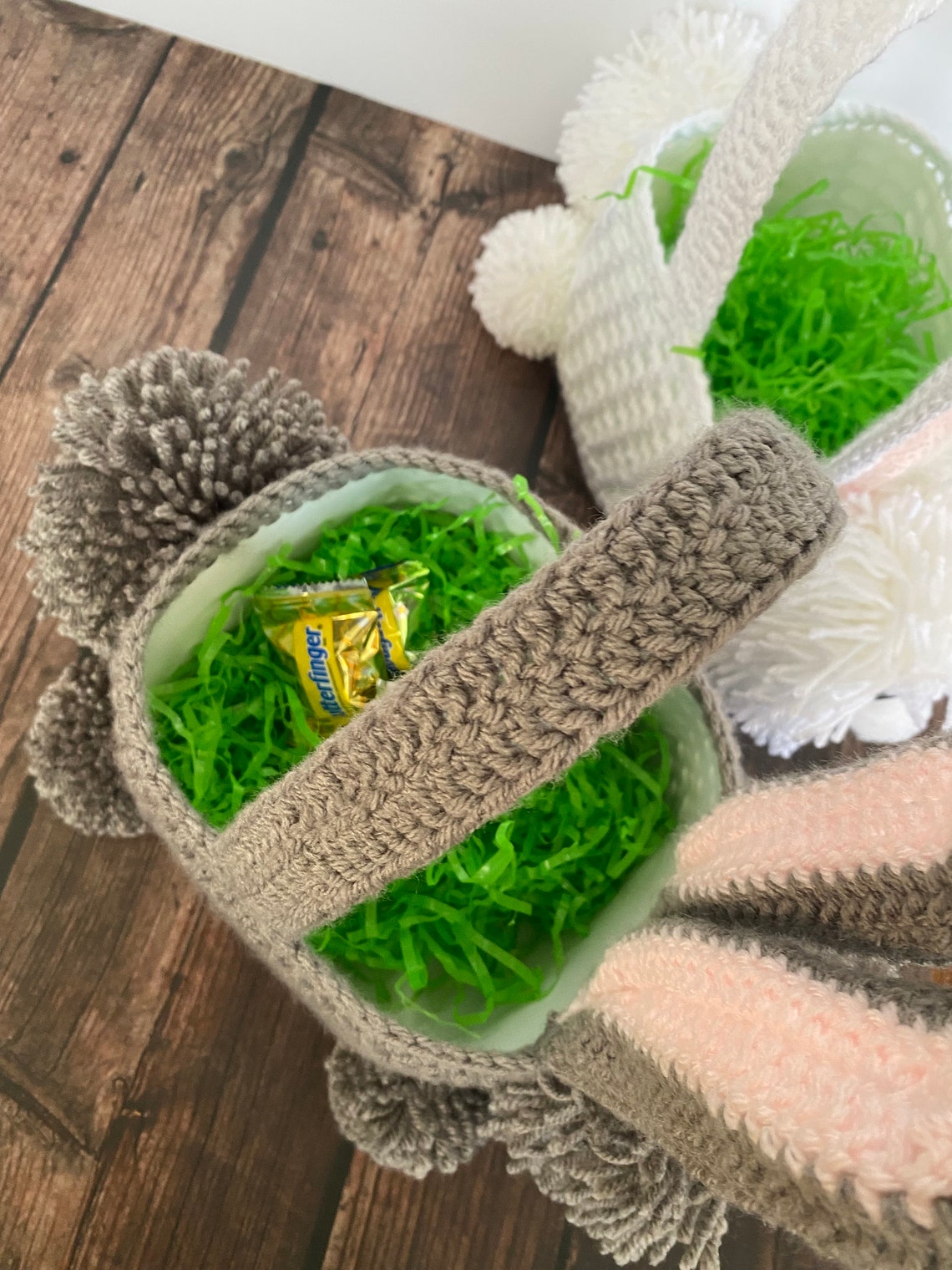 Easter Bunny Basket Crochet Pattern - Etsy