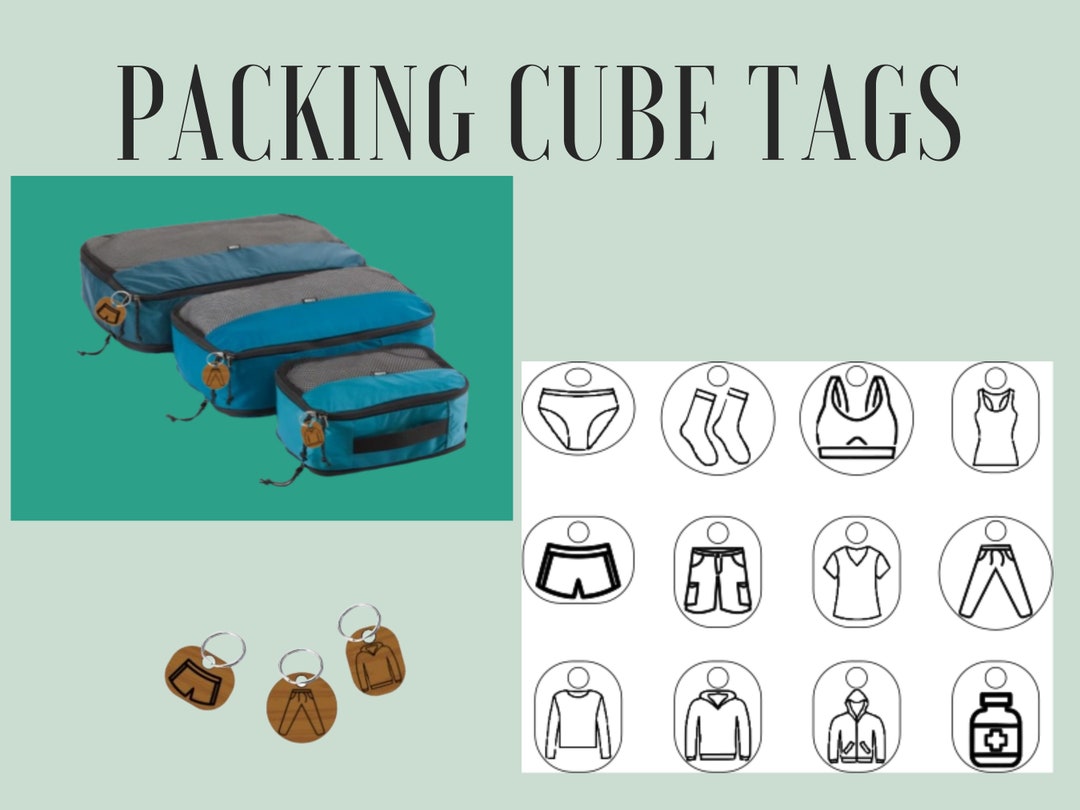 Packing Cube Tags, Custom Luggage Tags, Diaper Bag Tags, Personalized ...