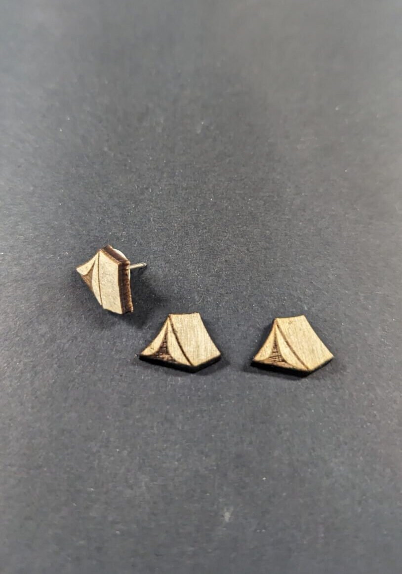 Wooden Pine Tree Pins, Boot Map Push Pins, National Park Push Pins ...