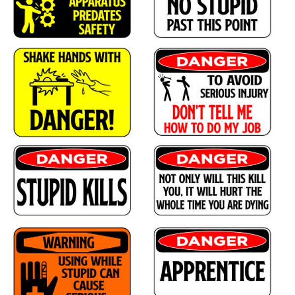 Funny Warning Signs - Etsy Australia