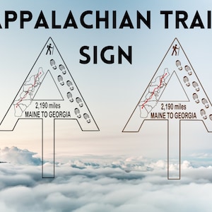 Appalachian Trail SVG, AT Trail Hiking SVG, Appalachian Trail Map ...