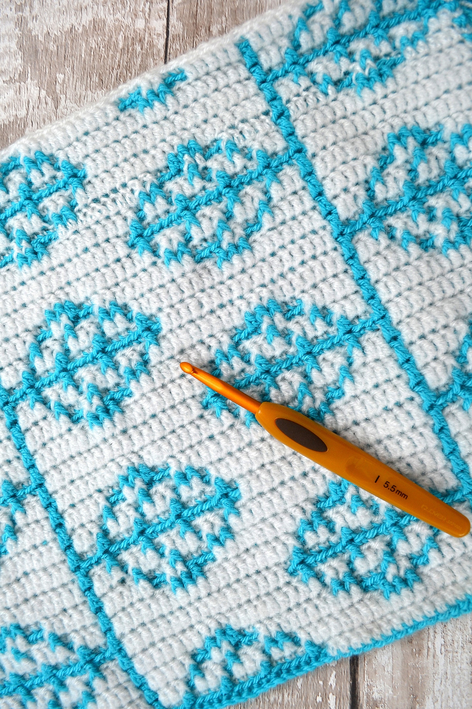 PATTERN Vine Leaf Overlay Mosaic Crochet Pattern - CHART ONLY - Pdf ...