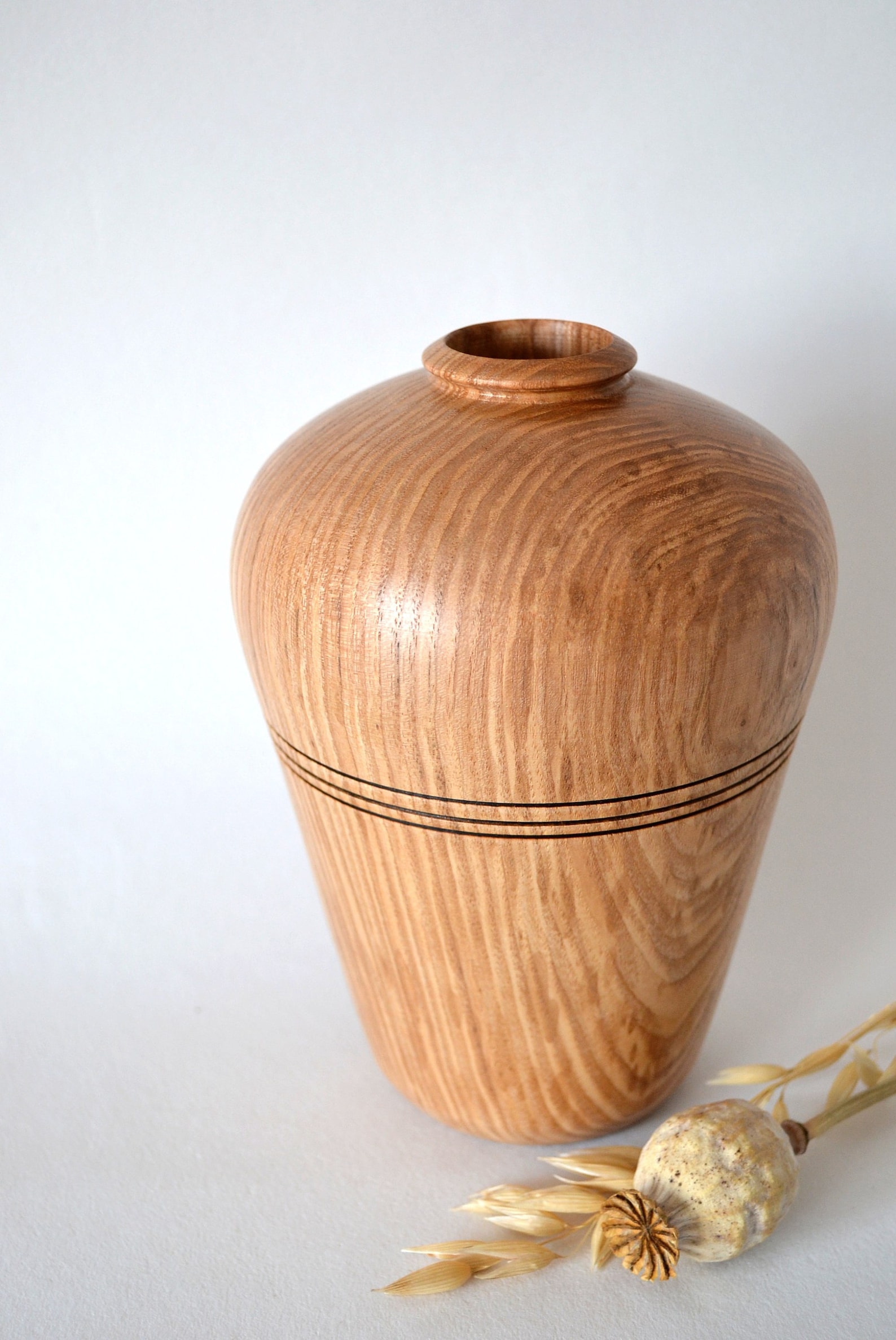 Wood Vase Beautiful Hand Turned Spalted Olive Ash Decorative - Etsy UK
