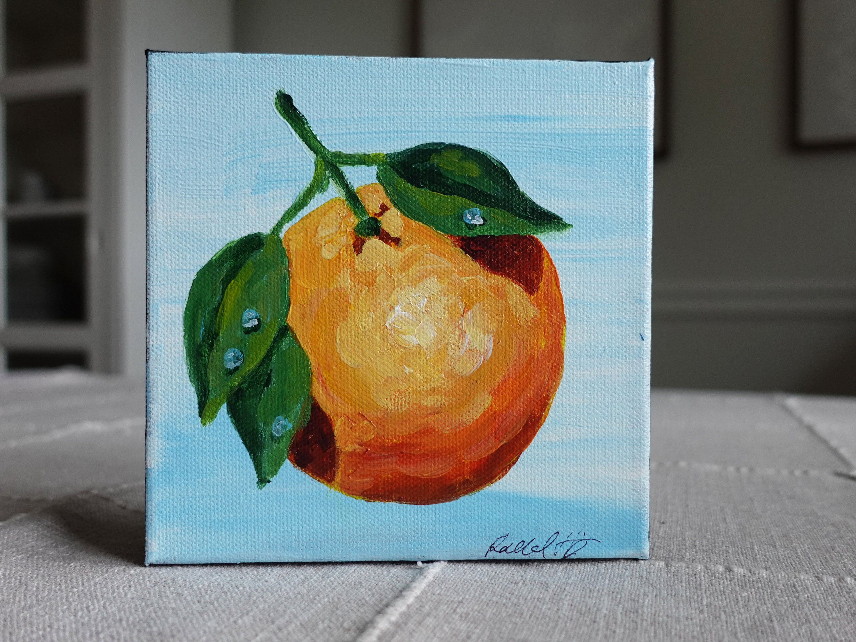 Dunedin Orange Digital Download Square Art Print - Etsy