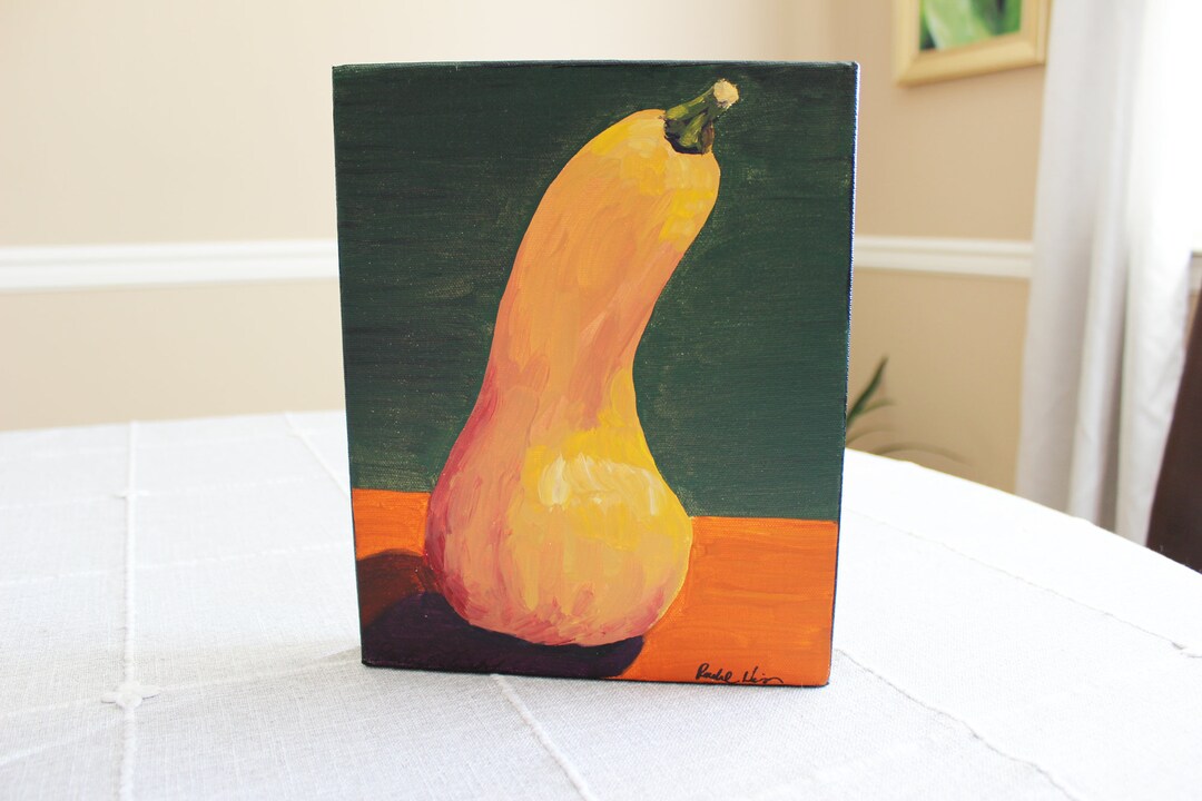 Butternut Squash 8" X 10" Original Painting - Etsy