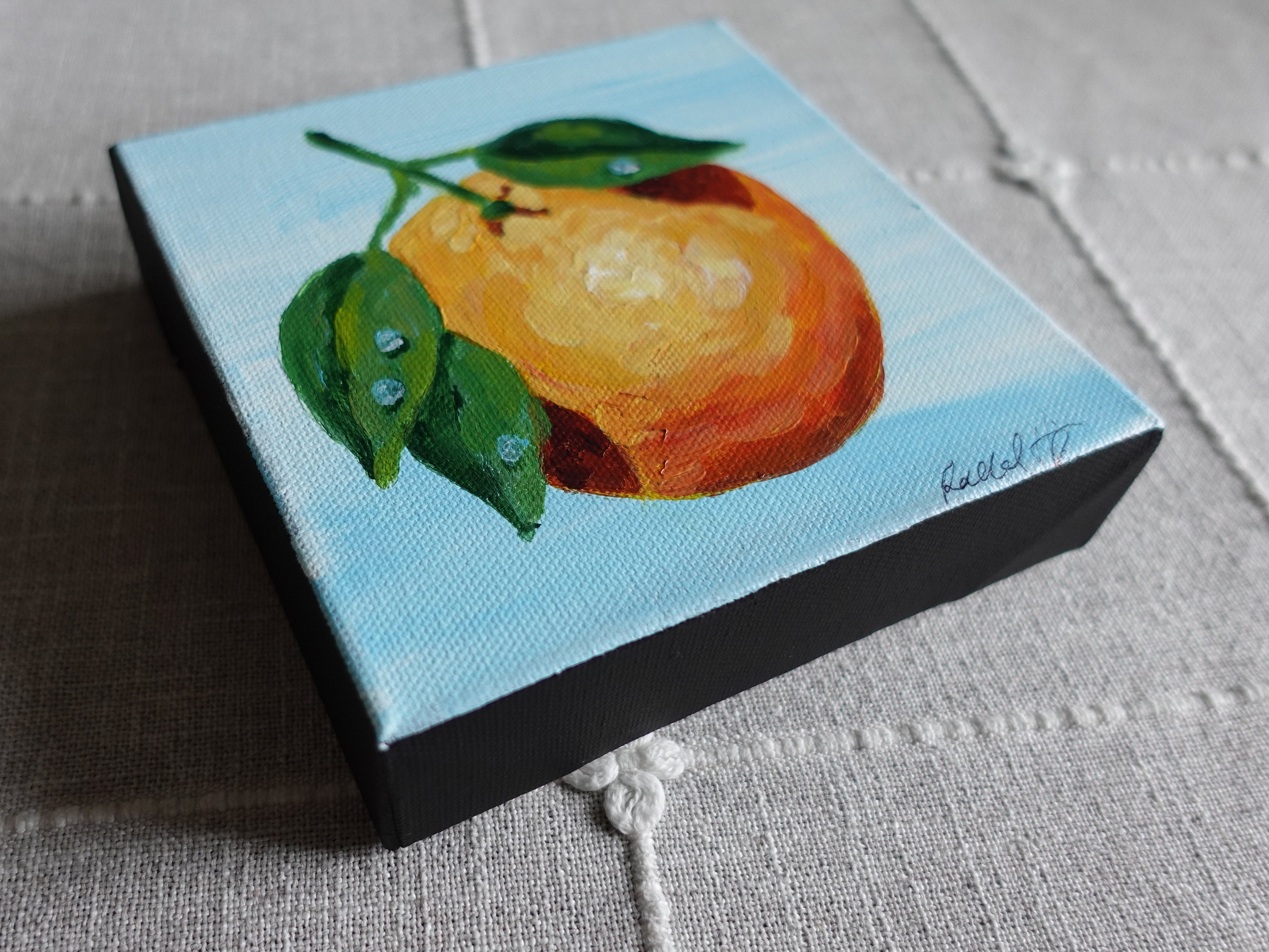 Dunedin Orange Digital Download Square Art Print - Etsy