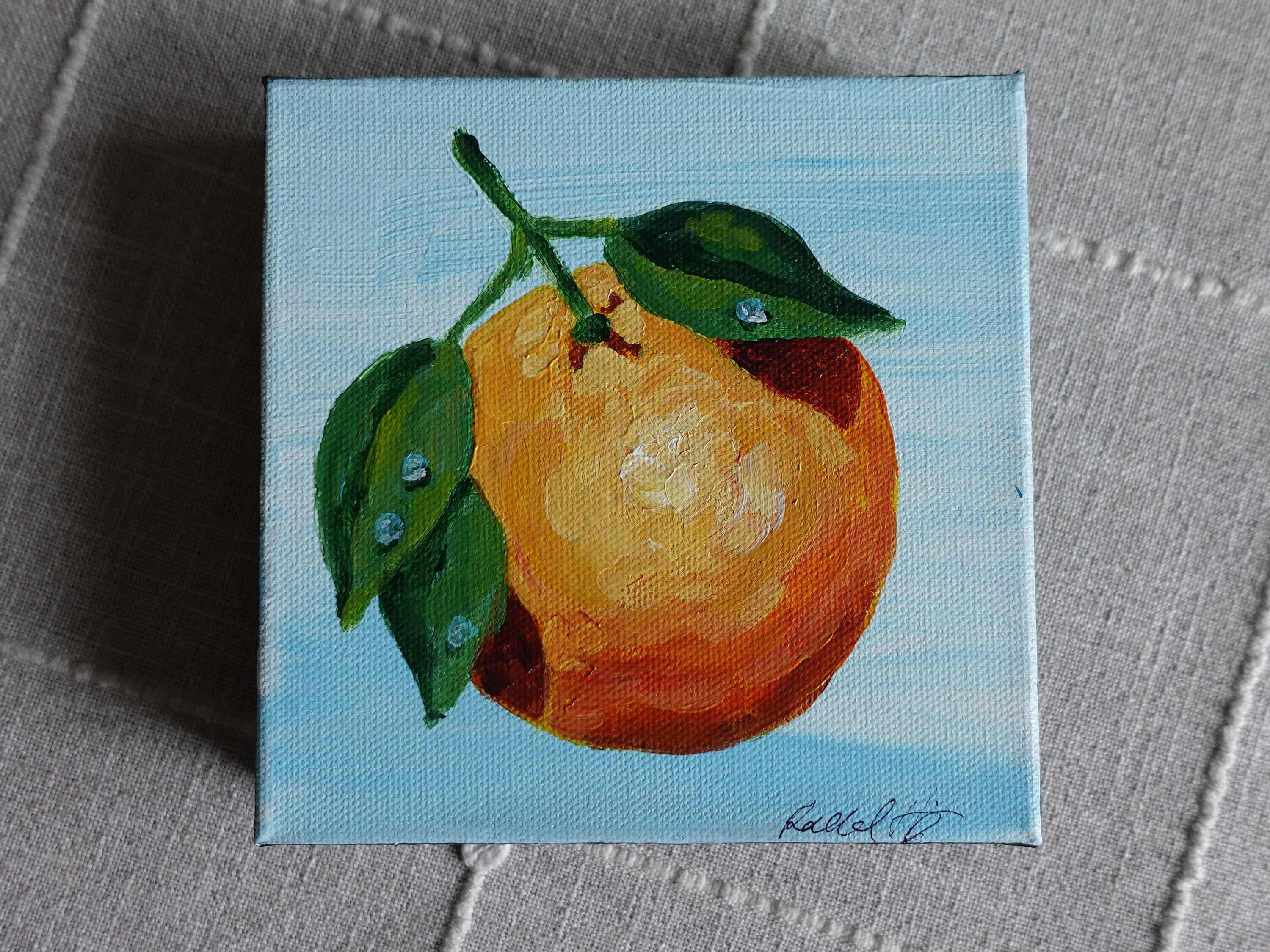 Dunedin Orange Digital Download Square Art Print - Etsy