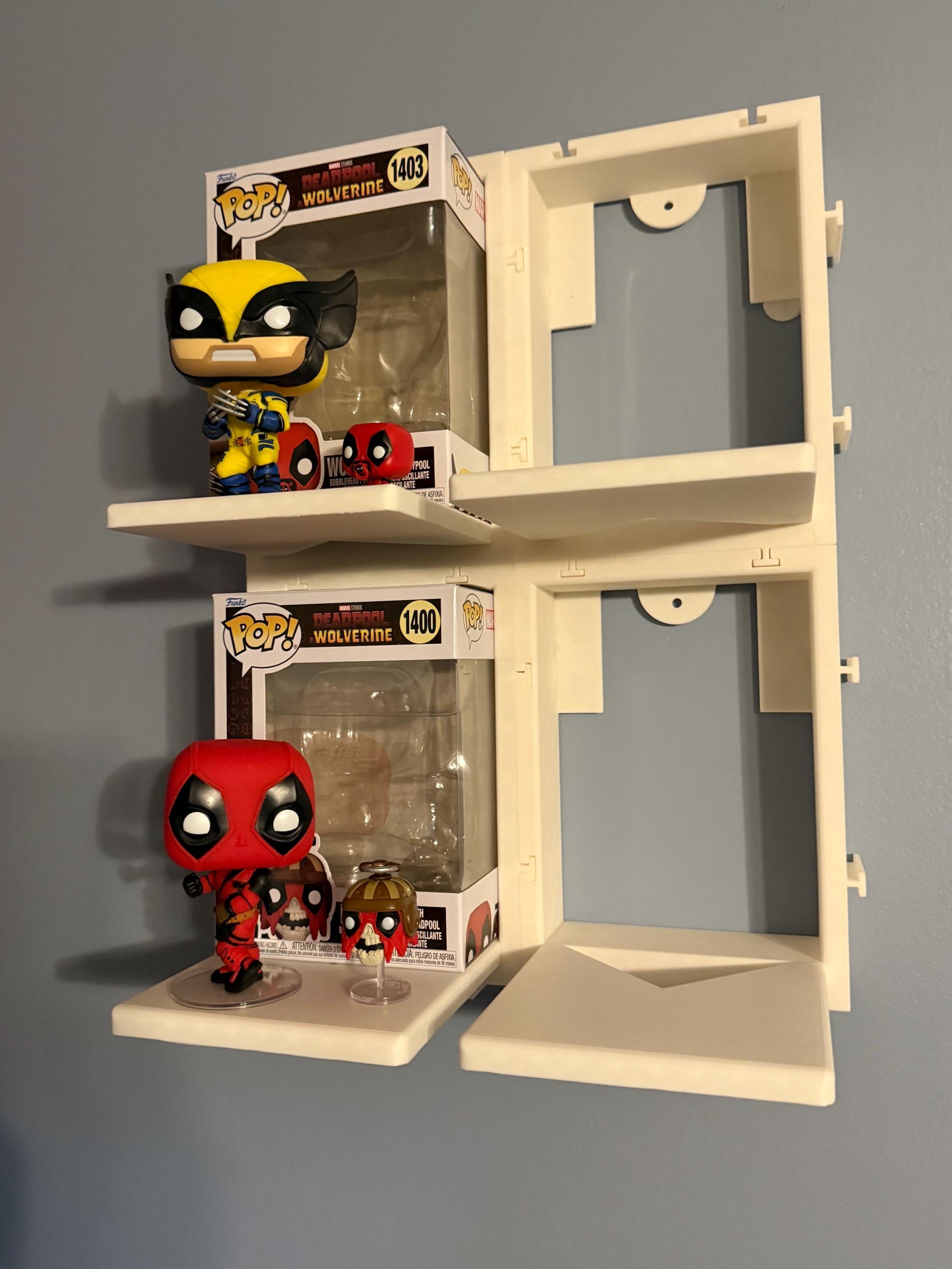 3D Printed | Funko Pop Figure and Box Holder | 4 Pack | Modular Display ...