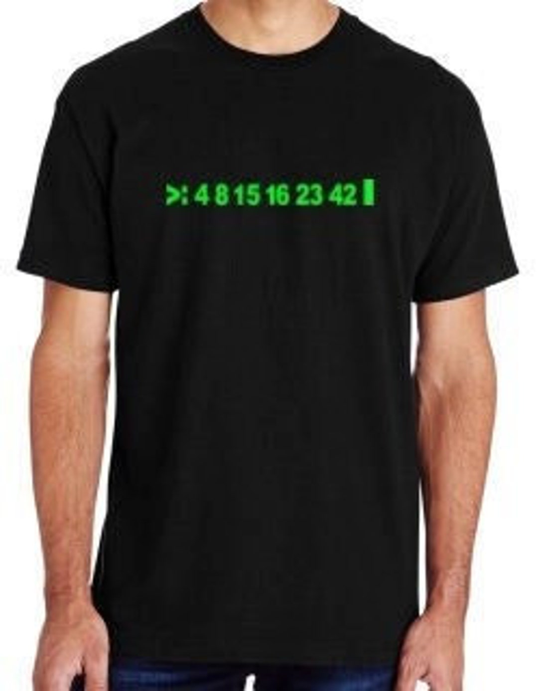 Lost T-shirt Numbers Lost TV Show 4 8 15 16 23 and - Etsy