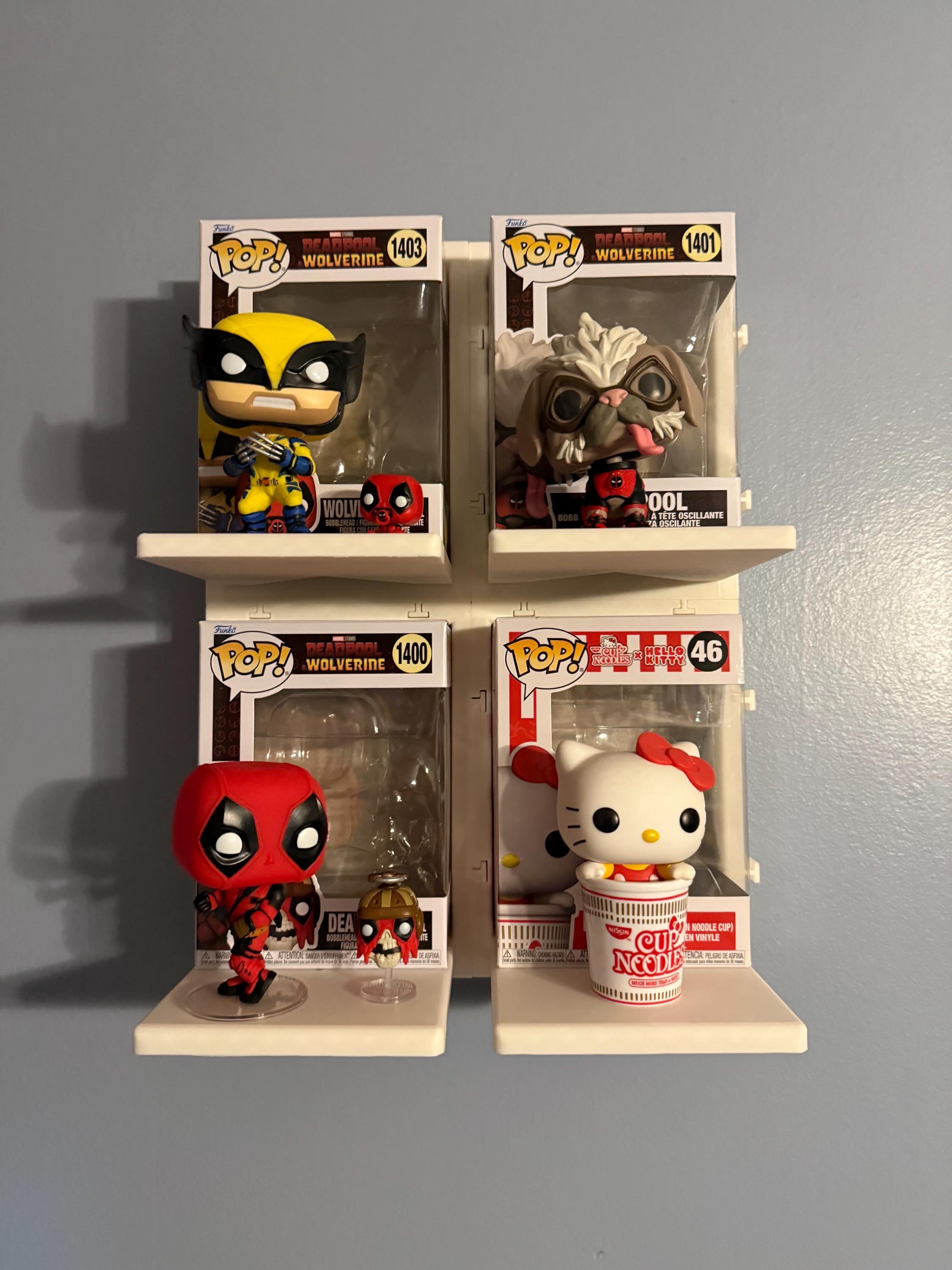 3D Printed | Funko Pop Figure and Box Holder | 4 Pack | Modular Display ...