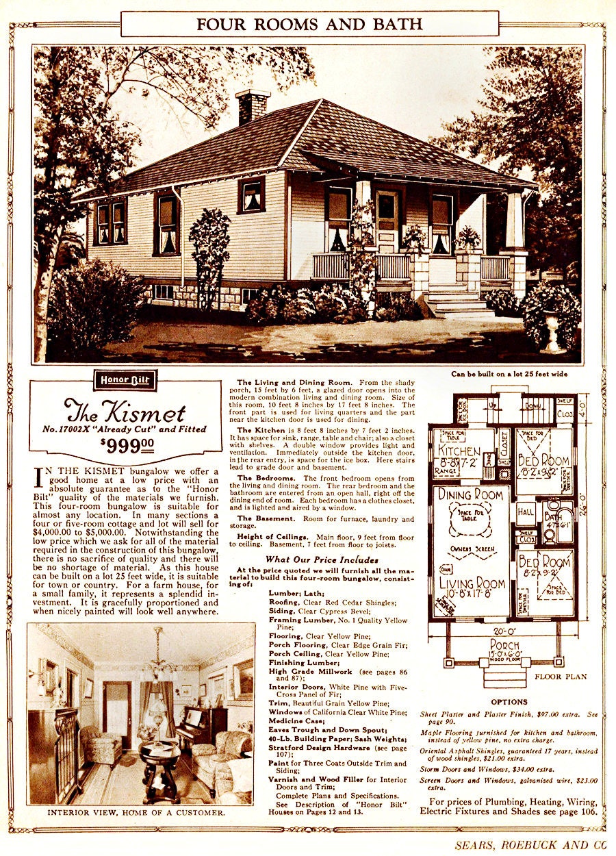 Sears KISMET 1925 Budget Bungalow, Gracefully Proportioned and When ...