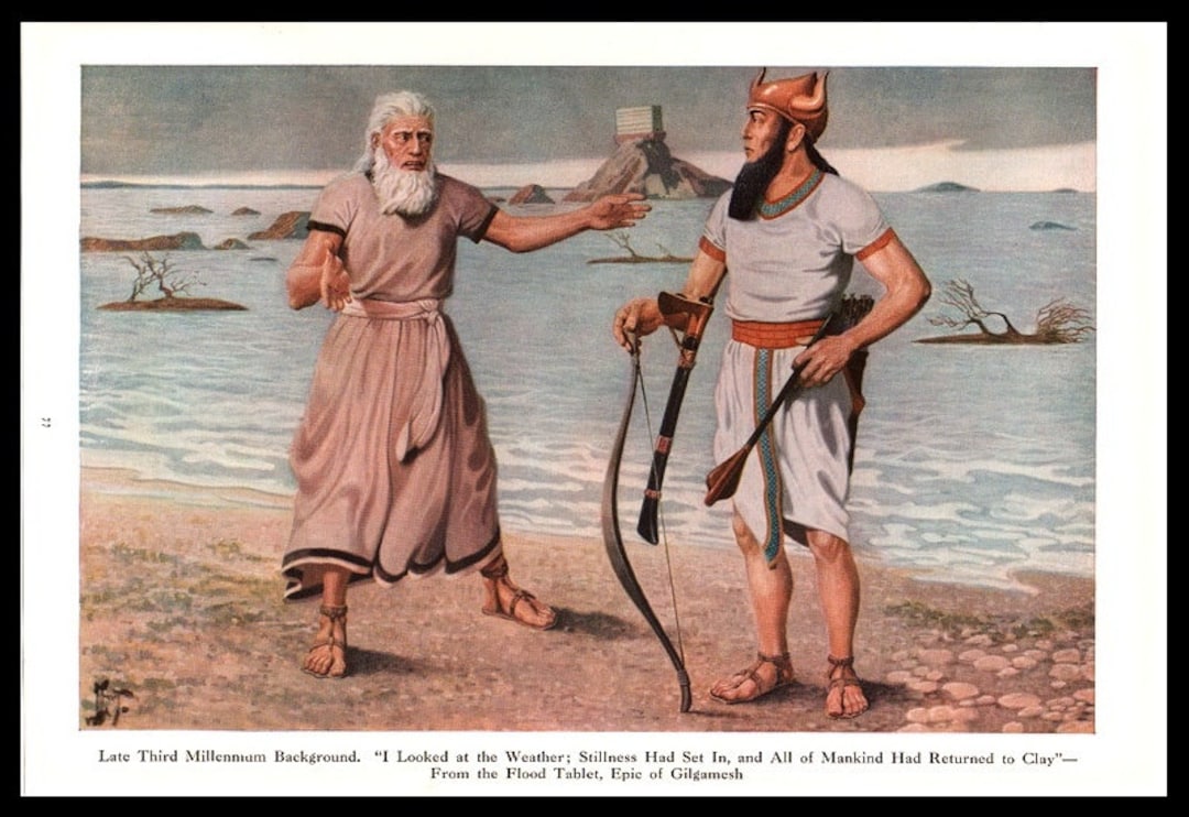 Ancient Mesopotamia, Epic of Gilgamesh, Late 3rd Millennium, 1948 ...