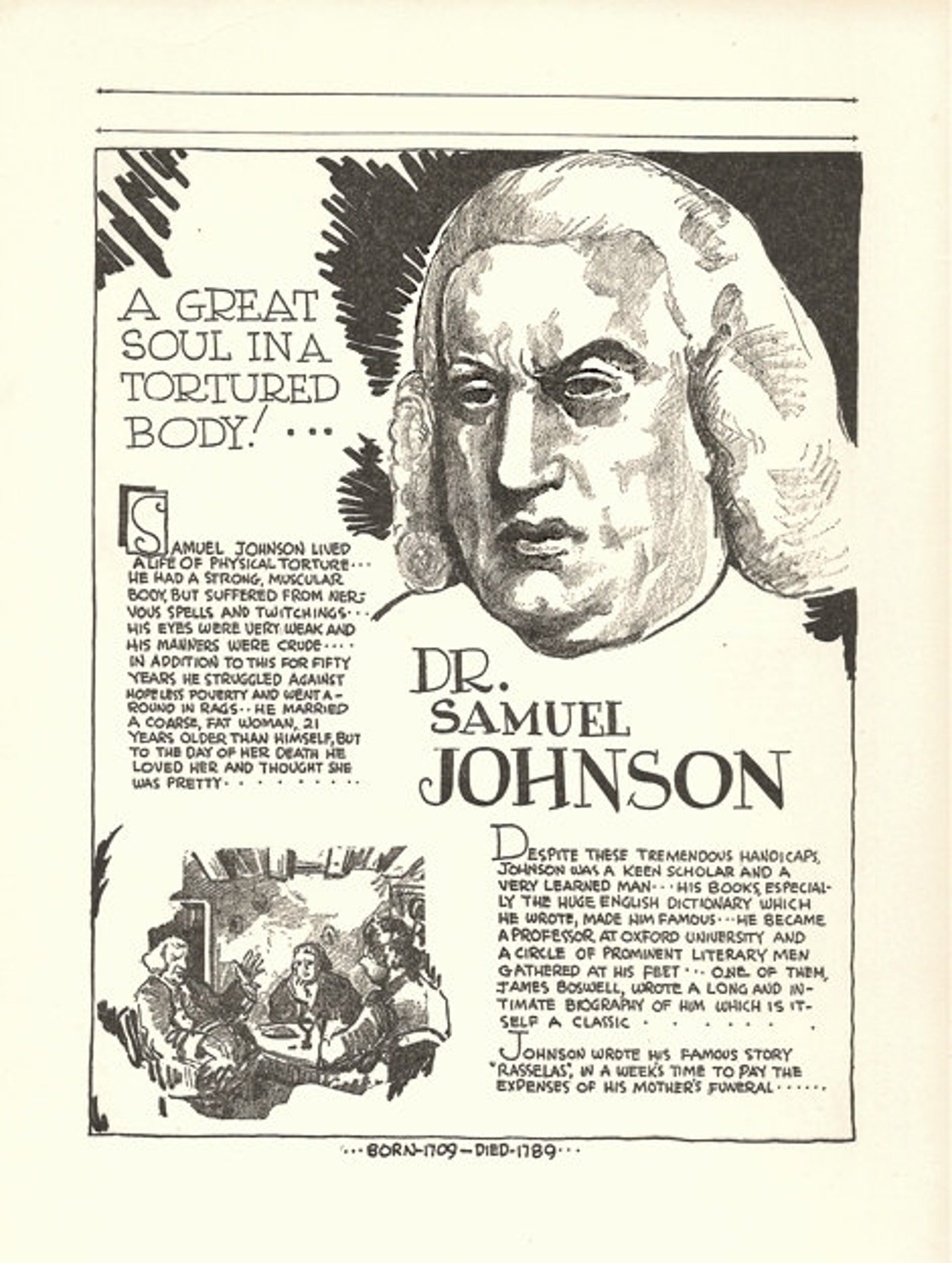 SAMUEL JOHNSON Poet Essayist Moralist Literary Critic - Etsy